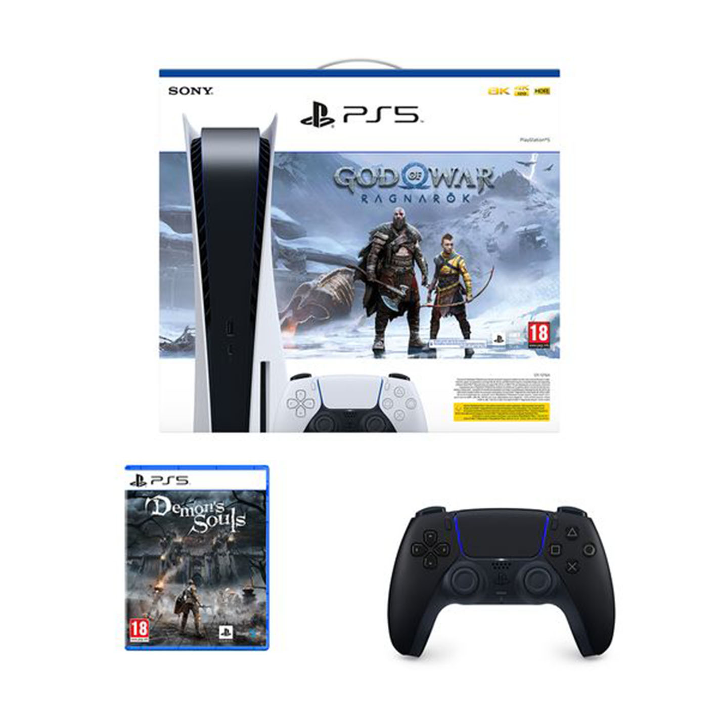 Sony PS5 & God of War Ragnarök Voucher Code & DualSense Wireless ...